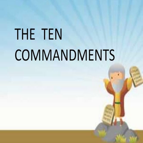 Third commandment | PPTX