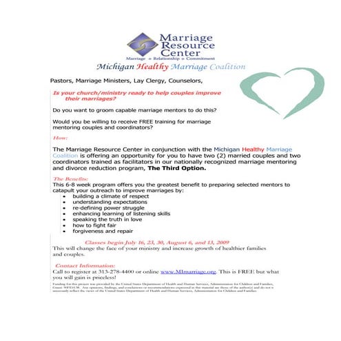 Third Option Flyer | DOC