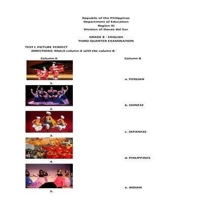 Third periodical exam | DOCX