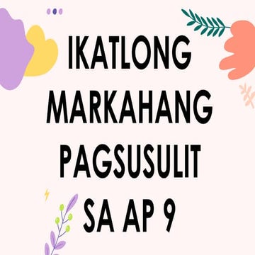 THIRD QUARTER EXAM AP 9.pptx............ | PPTX