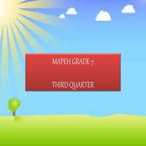 Third quarter music | PPTX