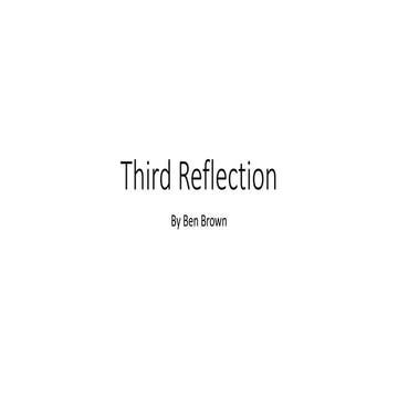 Third Reflection.pptx