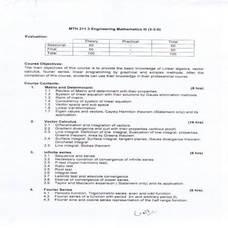 Third semester(pokhara university) | PDF