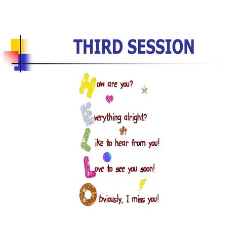 Third session | PPT