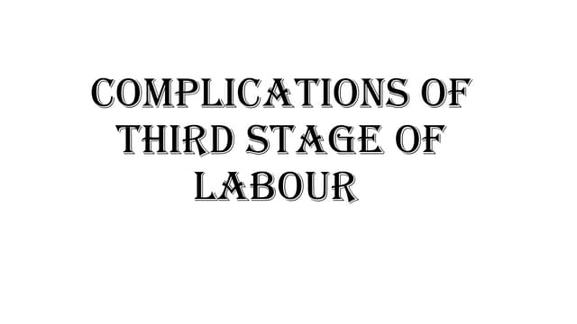 Inversion of the uterus | PPT