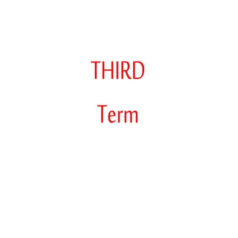 Third term | PPTX