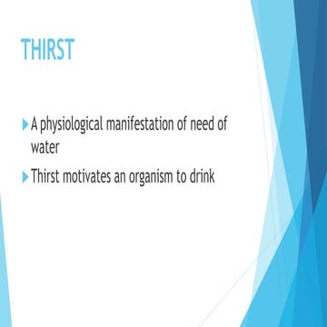 Thirst | PPTX