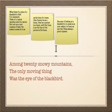 Thirteen Ways of Looking at a Blackbird | KEY