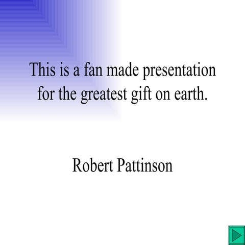This Is A Fan Made Presentation For Rob | PPT
