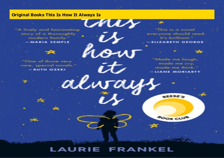 Original Books This Is How It Always Is