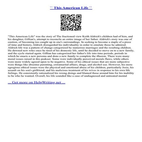 `` This American Life `` | PDF