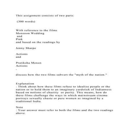 This assignment consists of two parts (300 words)With re.docx