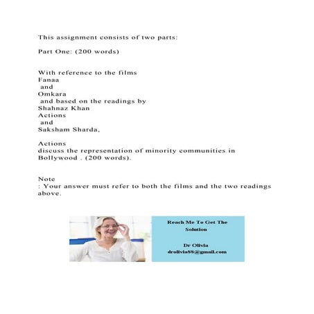 This assignment consists of two parts Part One (200 words).docx