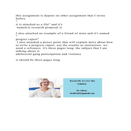 this assignment is depens on other assignment that I wrote before .docx