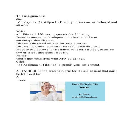 This assignment is due Monday Jan. 25 at 8pm EST. and guidlines .docx