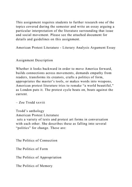 Literary analysis | PPSX