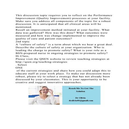 This discussion topic requires you to reflect on the Performance Imp.docx