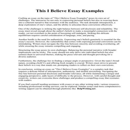 This I Believe Essay Examples.pdf
