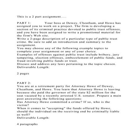 This is a 2 part assignment.....PART 1 Your boss at .docx