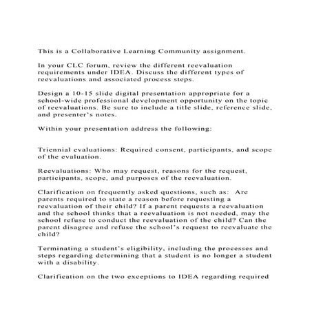 This is a Collaborative Learning Community assignment.In you | DOCX