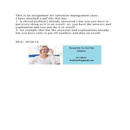 This is an assignment for operation management class. I have attac.docx