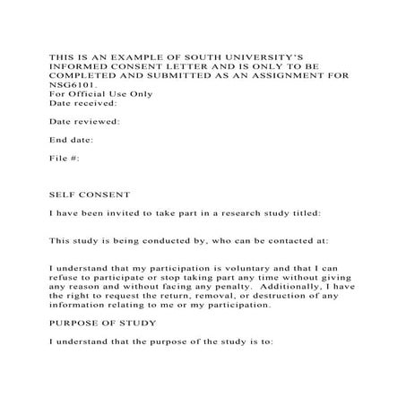 THIS IS AN EXAMPLE OF SOUTH UNIVERSITY’S INFORMED CONSENT LETTER A.docx