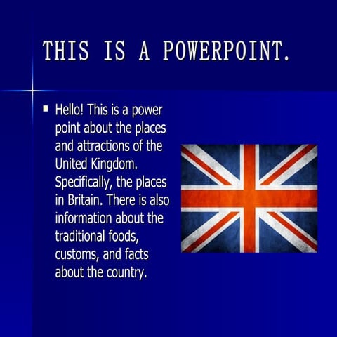 Typical british things | PPT