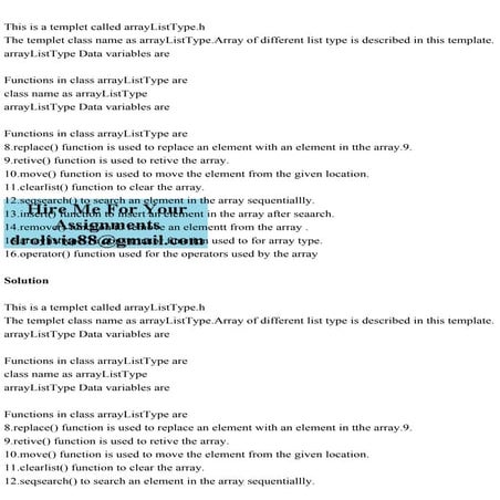 This is a templet called arrayListType.hThe templet class name as .pdf