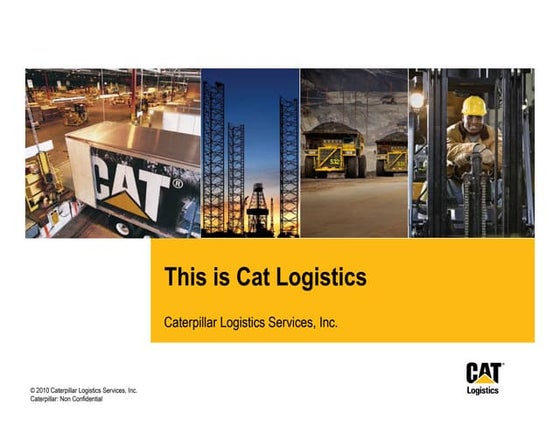 Paul Joseph from Caterpillar Logistics; ‘Build on Your Company's ...