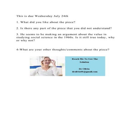 This is due Wednesday July 24th1. What did you like about the pi.docx