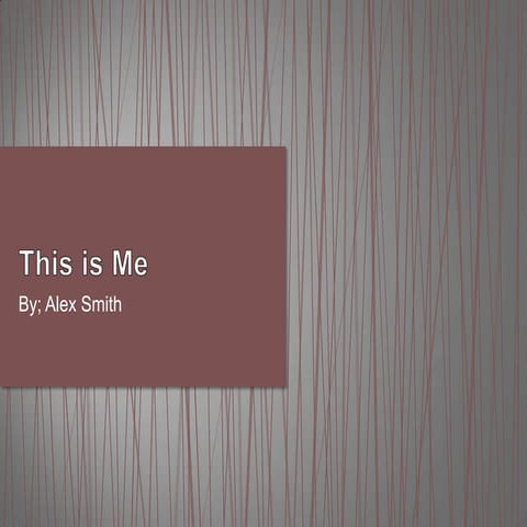 This is me | PPTX