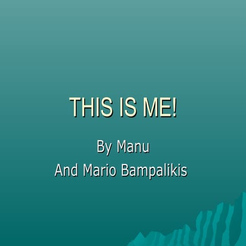 This is me! | PPT