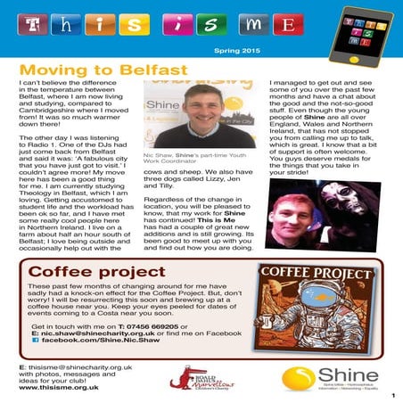 This is me - Newsletter Spring 2015 | PDF
