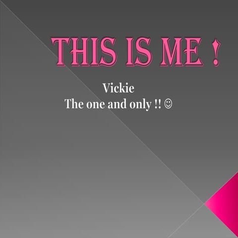 This is me vj | PPT