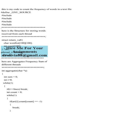 This Is My Code To Count The Frequency Of Words In A Text File pdf