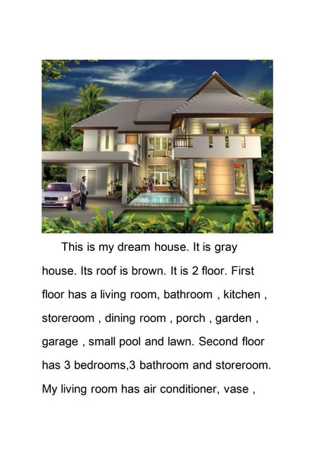 My dream home | PDF