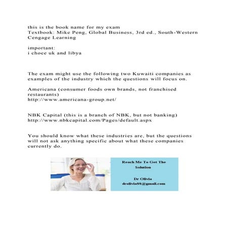 this is the book name for my examTextbook Mike Peng, Global Busin.docx