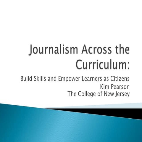 Campus Journalism 101: News Writing | PPTX