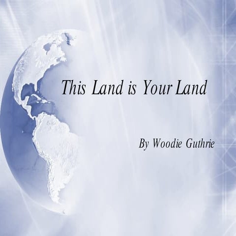 This Land is Your Land | PPT