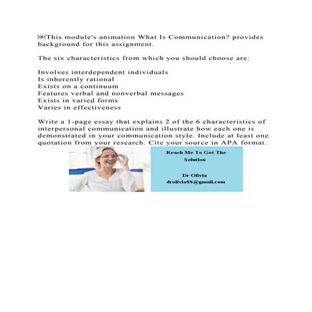 This modules animation What Is Communication provides background .docx