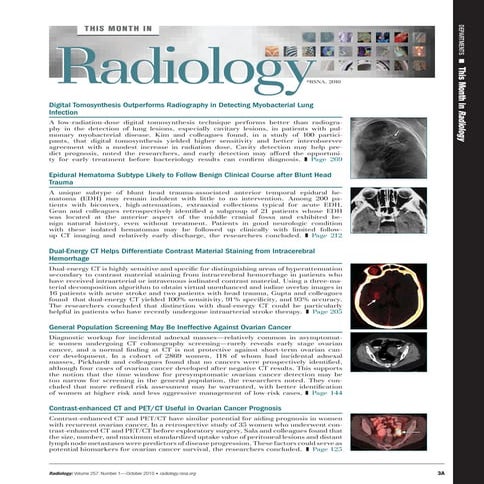 This Month In Radiology | PDF