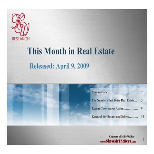 This Month In Real Estate April 2009 | PPT