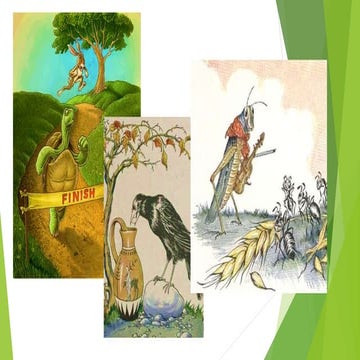 Aesop's Fables: The Lion and the Mouse & The Wolf and the Shepherd | PPTX