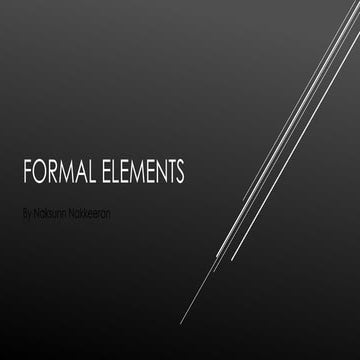 Formal Elements | PPT