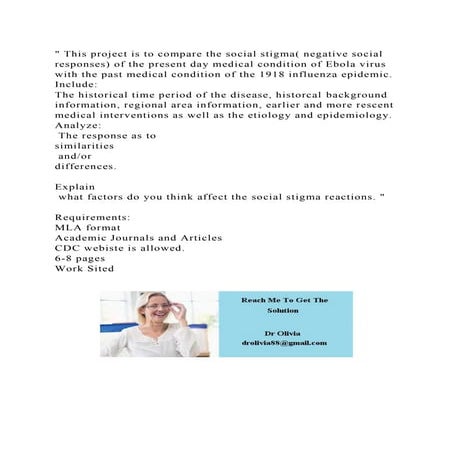 This project is to compare the social stigma( negative social resp.docx