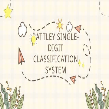 battleys single digit classification system | PPTX