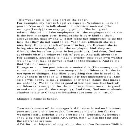 This weakness is just one part of the paper. For example, my par.docx