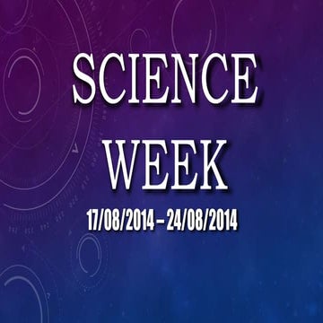 This Week in Science | PPT