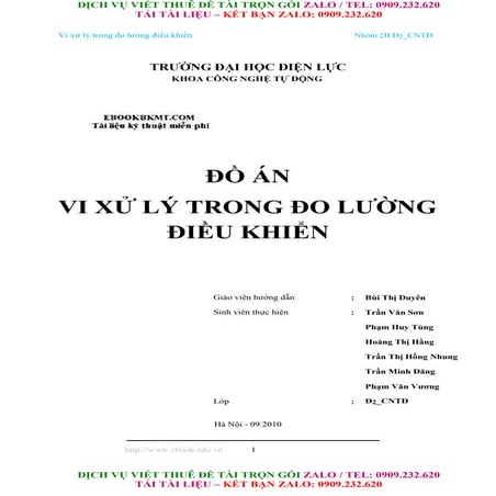 Thiết kế cân băng tải sử dụng vi điều khiển 89C52 và ADC ICL 7109.doc