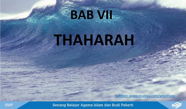 Materi Dasar Thaharah dalam Fikih Wanita Muslimah | PPTX